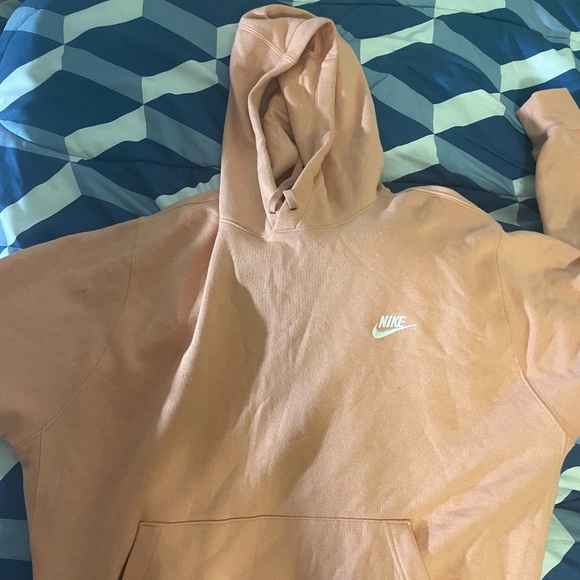 Nike | Shirts | Nike Sportswear Club Fleece Peach | Poshmark